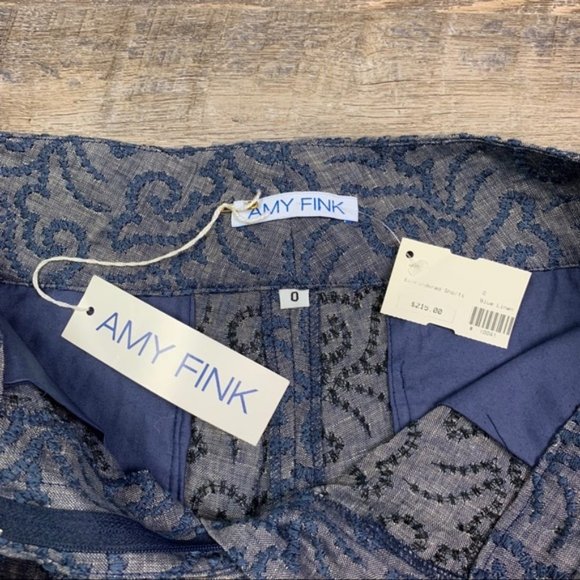 Amy Fink | Shorts | Amy Fink Boutique Embroidered Trouser Shorts Nwt ...